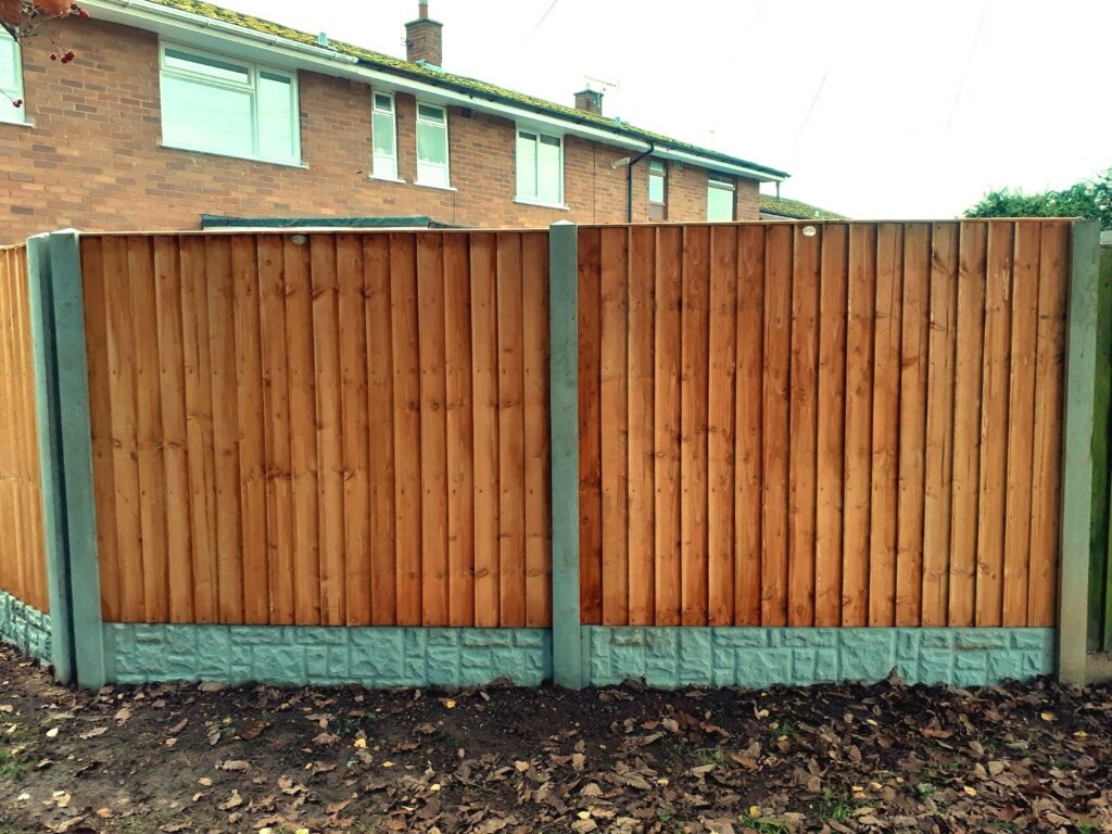 Feather Edge Panel | Semi-Braced | Gold | TAFS Garden Co. Telford ...