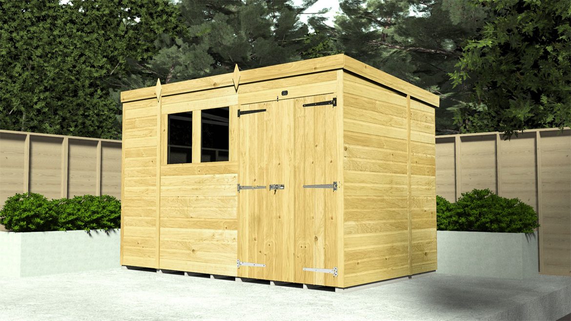 10ft x 5ft Pent Shed | TAFS Garden Co. Telford, Shropshire